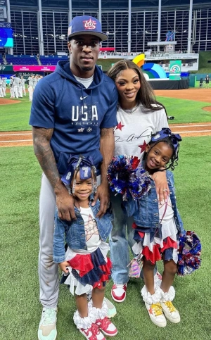 MLB’s Tim Anderson and wife Bria pregnant with baby No. 3 – a year ...